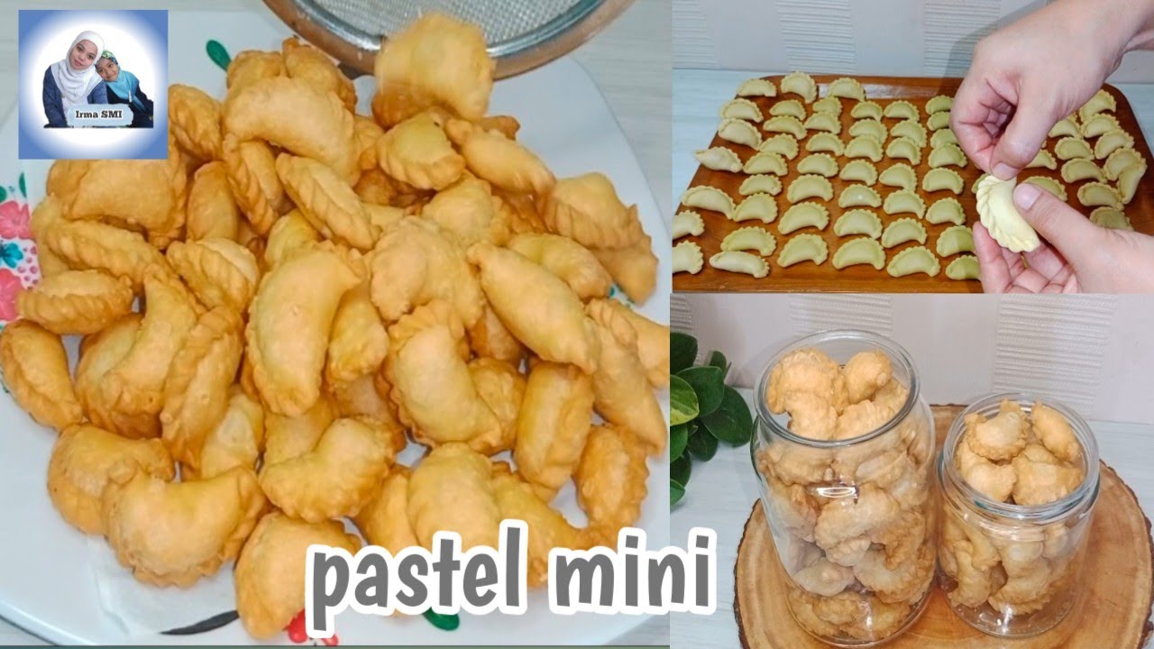 PASTEL MINI ISI ABON | KUE LEBARAN - YouTube