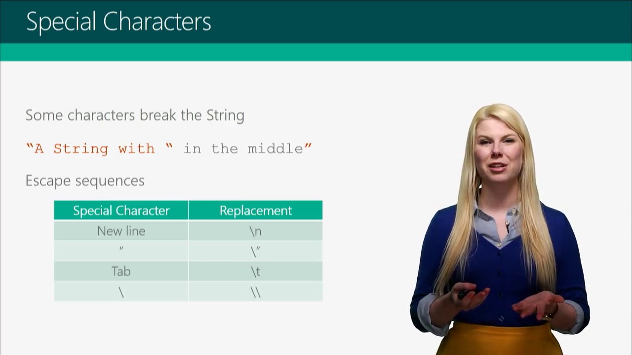 special characters - YouTube
