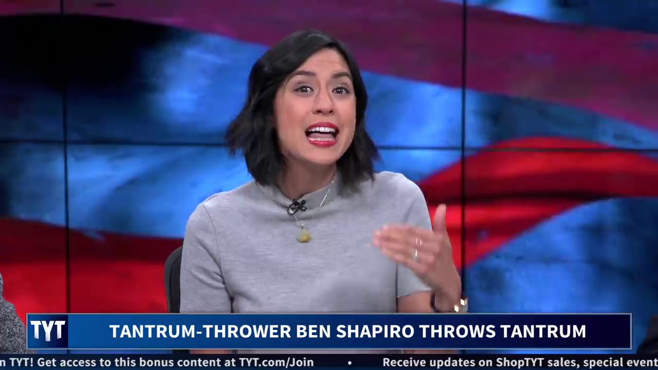 Ben Shapiro Throws Temper Tantrum - YouTube