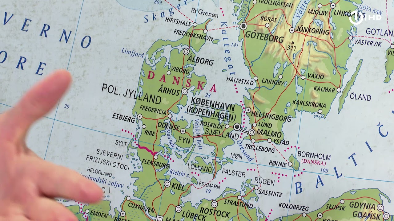 Domaća zadaća za 7. razred: Geografija - Kraljevina Danska - YouTube