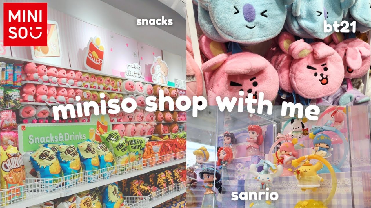 MINISO SHOP WITH ME! 🌸christmas, sanrio, bts, disney, and more! (WINTER ...