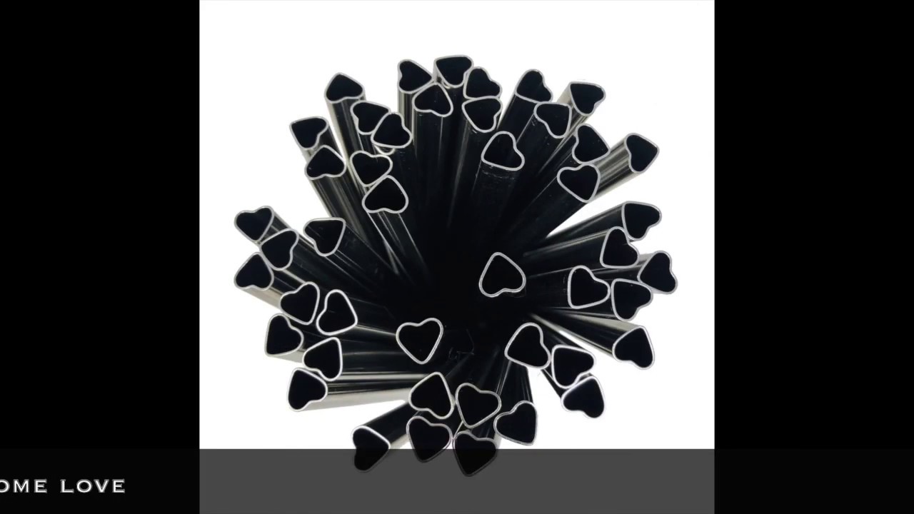Heart Straw - Stainless Steel Straws - Reusable Straw - Metal Straw ...