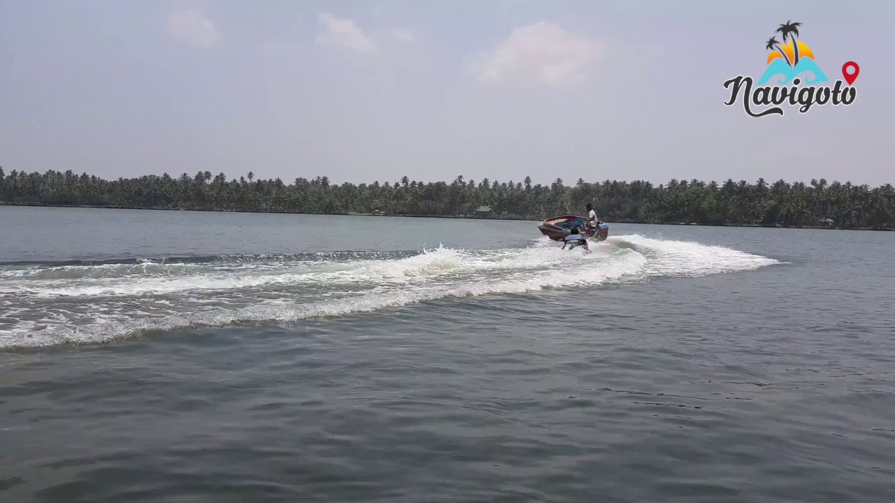 Kerala Backwater Fun Activities | Kappil Beach, Varkala - YouTube
