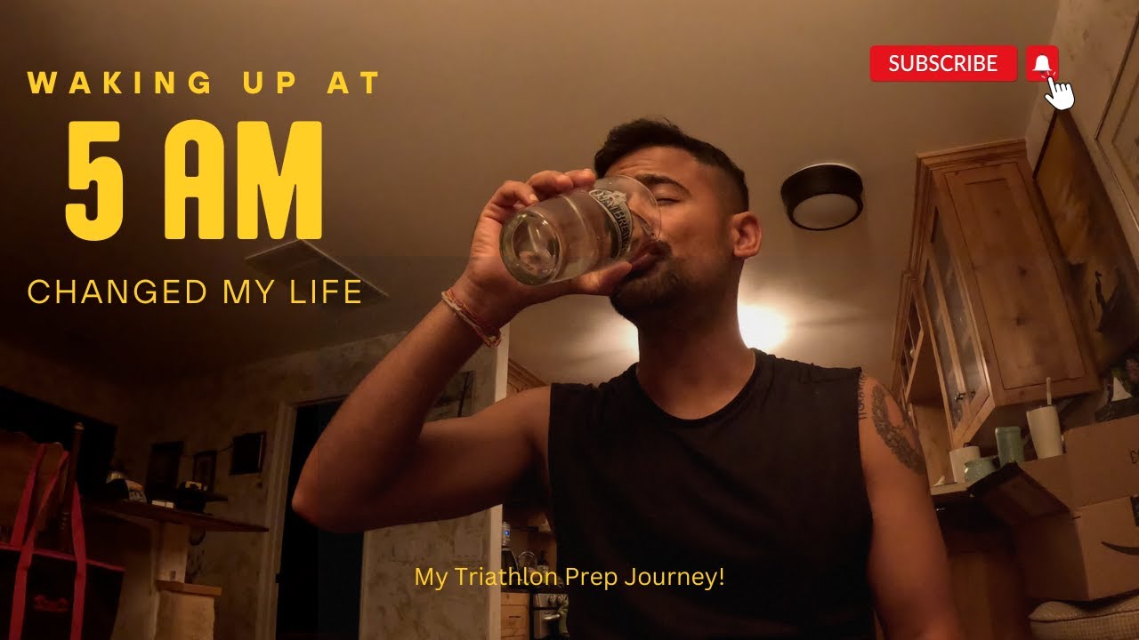5 AM Wake up & Cold Water River Dips: My Triathlon Prep Journey! - YouTube