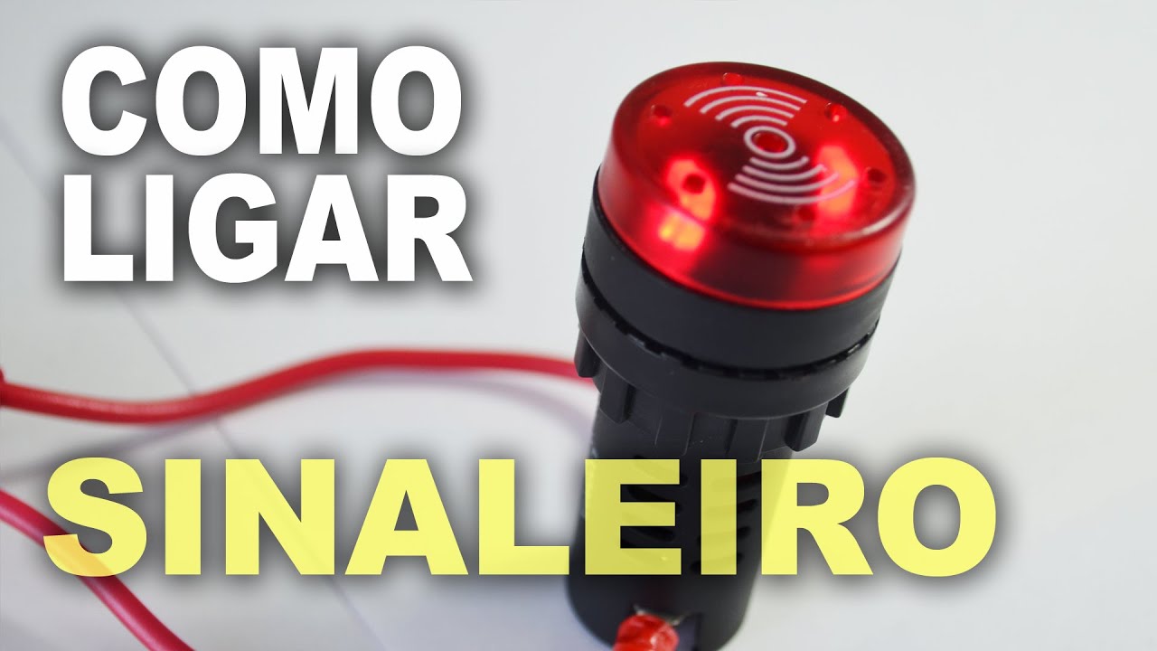Sirene para alarme residencial ou industrial! Visual e sonoro! - YouTube