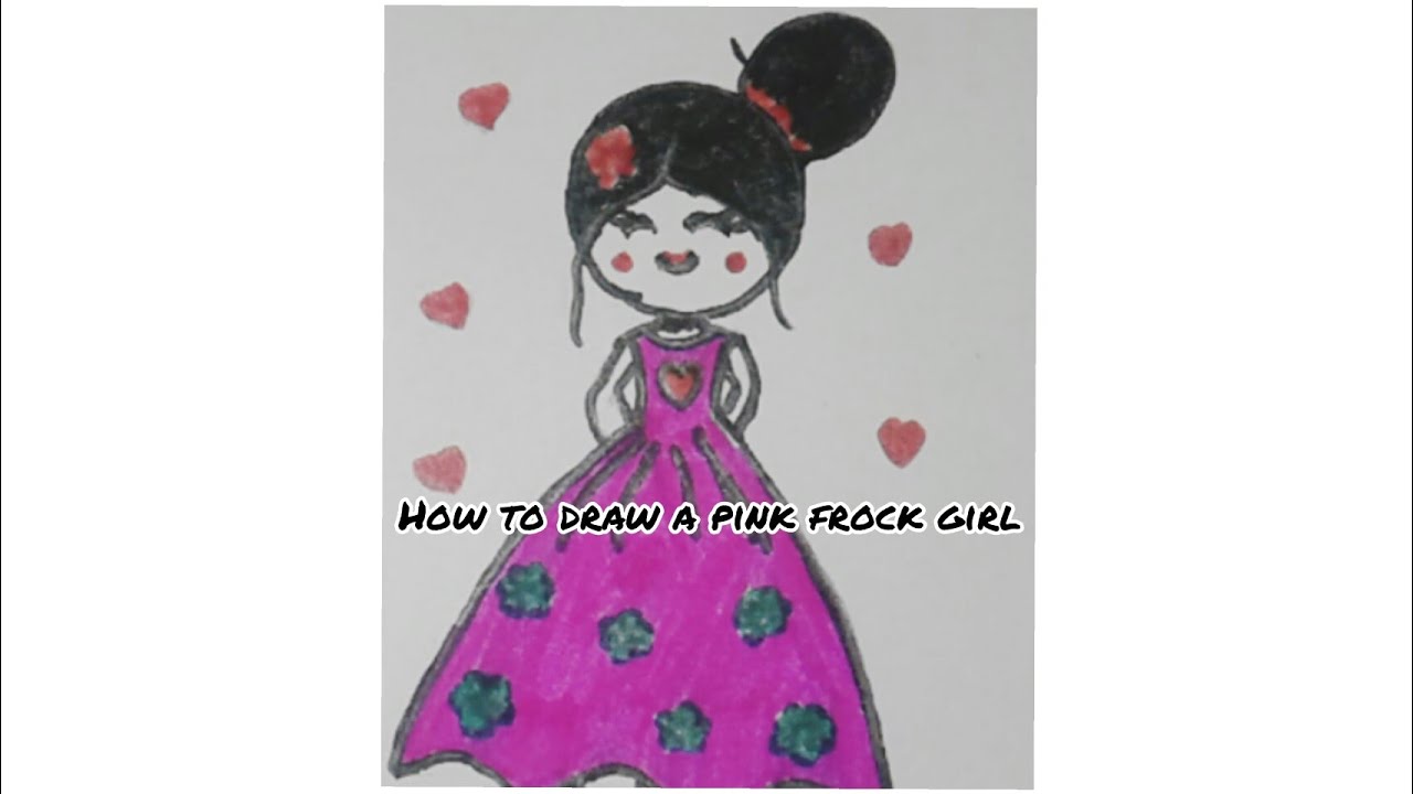 how's to draw a so cute girl 👧 ||yuva's cute art - YouTube