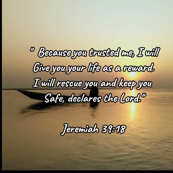 Jeremiah 39:18 - YouTube