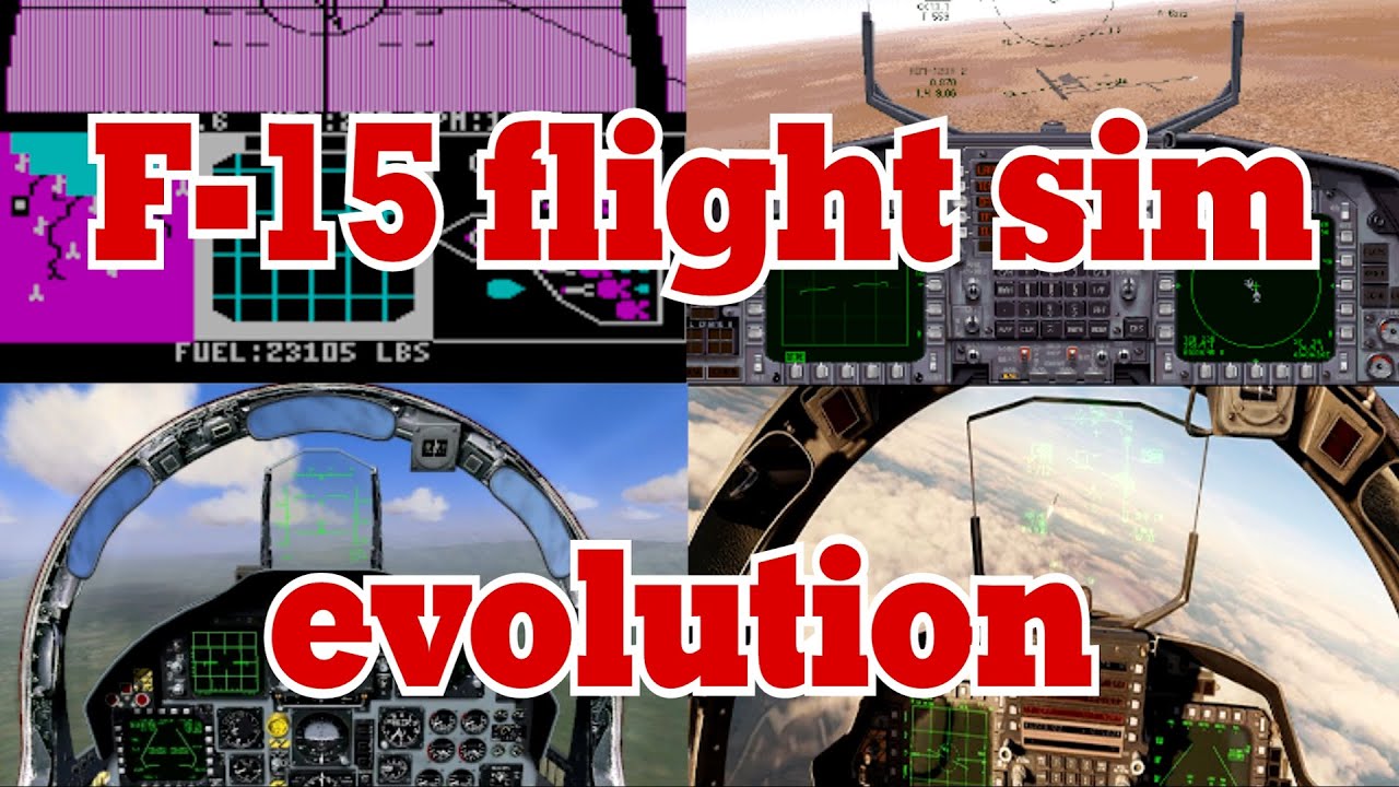 F15 flight sim evolution - YouTube