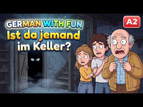 Who's Hiding in the Basement? 😨| Learn German with a Funny Family Story!