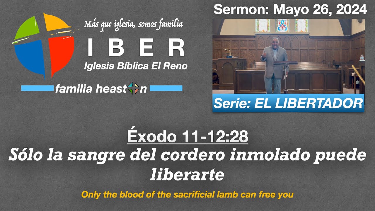 Sólo la sangre del cordero inmolado puede liberarte (Éxodo 11-12:28 ...