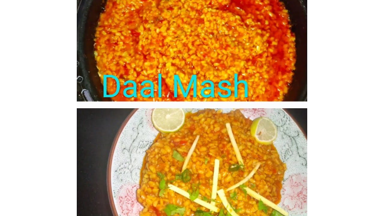 Daal Mash Recipe. - YouTube