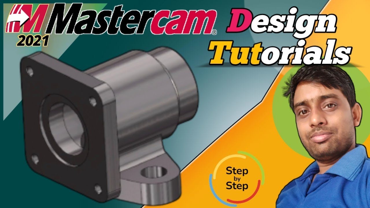 Mastercam Cad Tutorials I 3D CAD EXERCISES 986 #cnc #machine #3d - YouTube