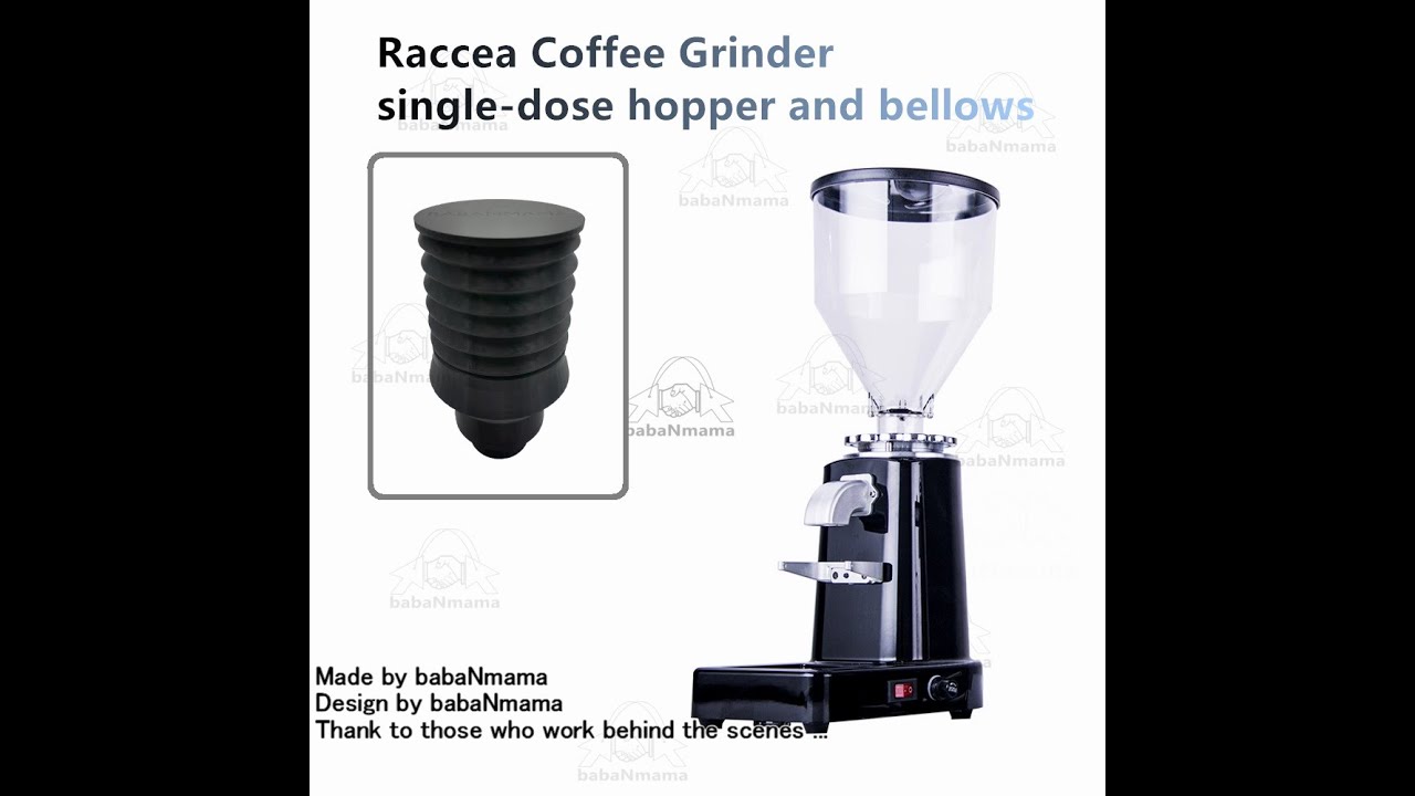 New Version of Raccea Coffee Grinder single-dose hopper and bellows ...