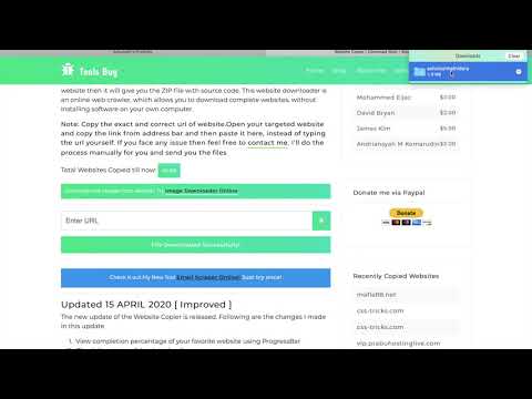 Copy Any Website Online For Free - Website Copier - 2020 - YouTube