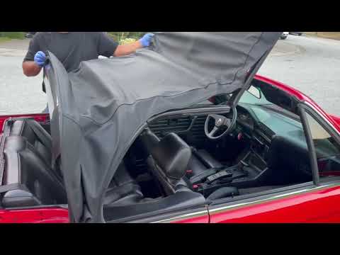 1990 BMW E30 325i Convertible Soft Top Open