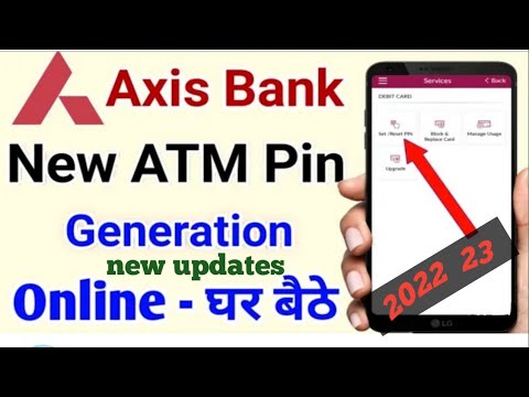 Axis Bank ATM pin generate how to Axis Bank ATM pin generate kaise ...