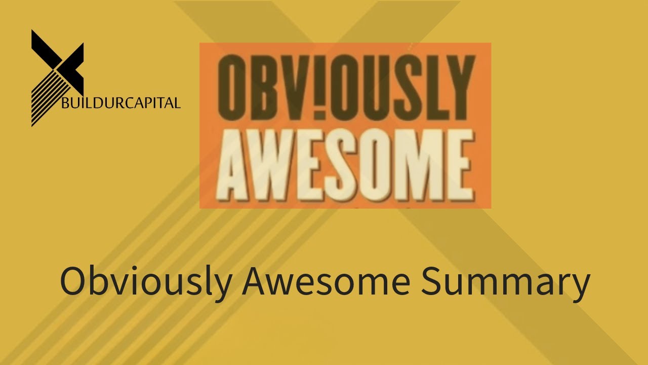 Obviously Awesome Summary - YouTube