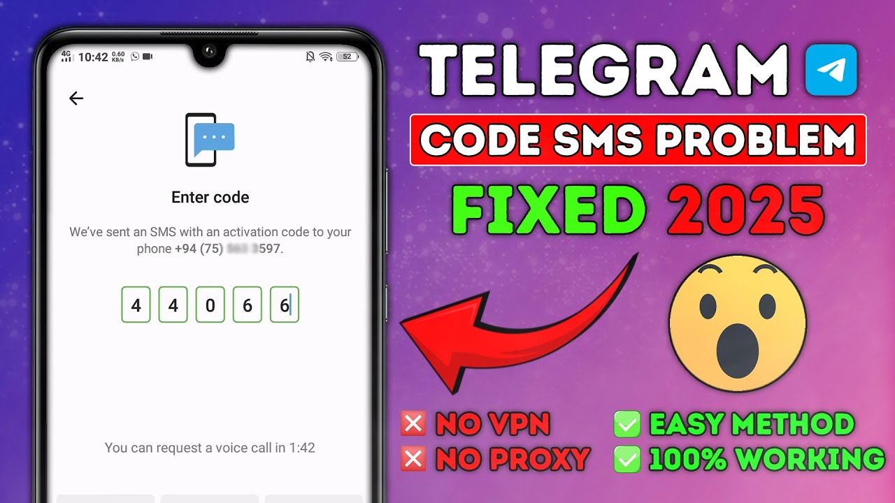 How to Fix Telegram Code SMS Problem (100% Works!) - YouTube