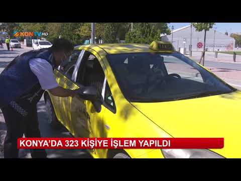 Konya'da 323 kişiye işlem yapıldı