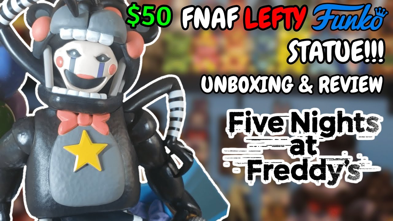 FUNKO FNAF LEFTY STATUE UNBOXING & REVIEW!! (Five Night's at Freddy's ...