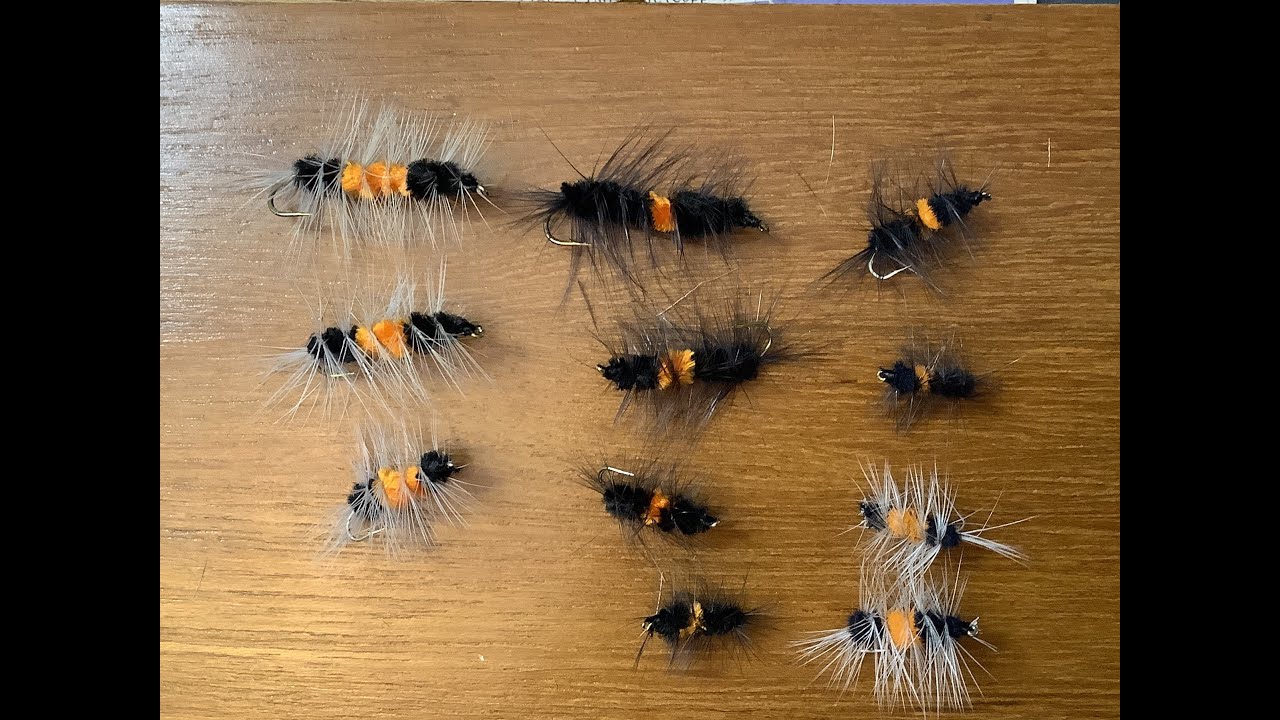 Fly tying a Woolly Bear - YouTube