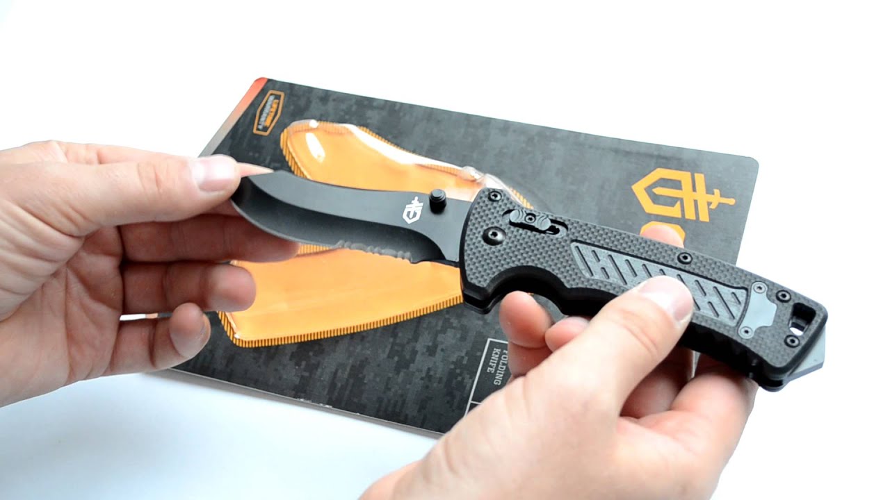Нож GERBER DMF Folder - YouTube