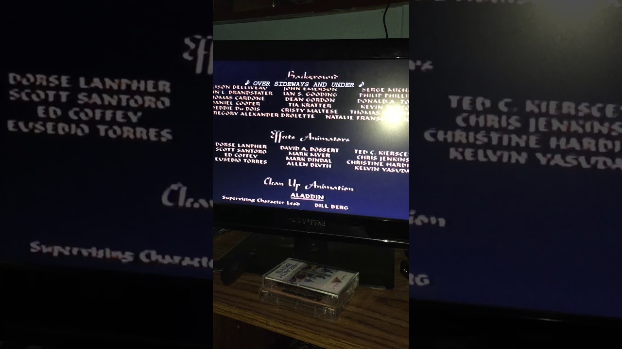 Closing to Aladdin 1993 VHS (Version #2) - YouTube