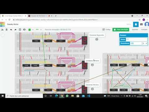 Relógio digital com tinkercad - YouTube