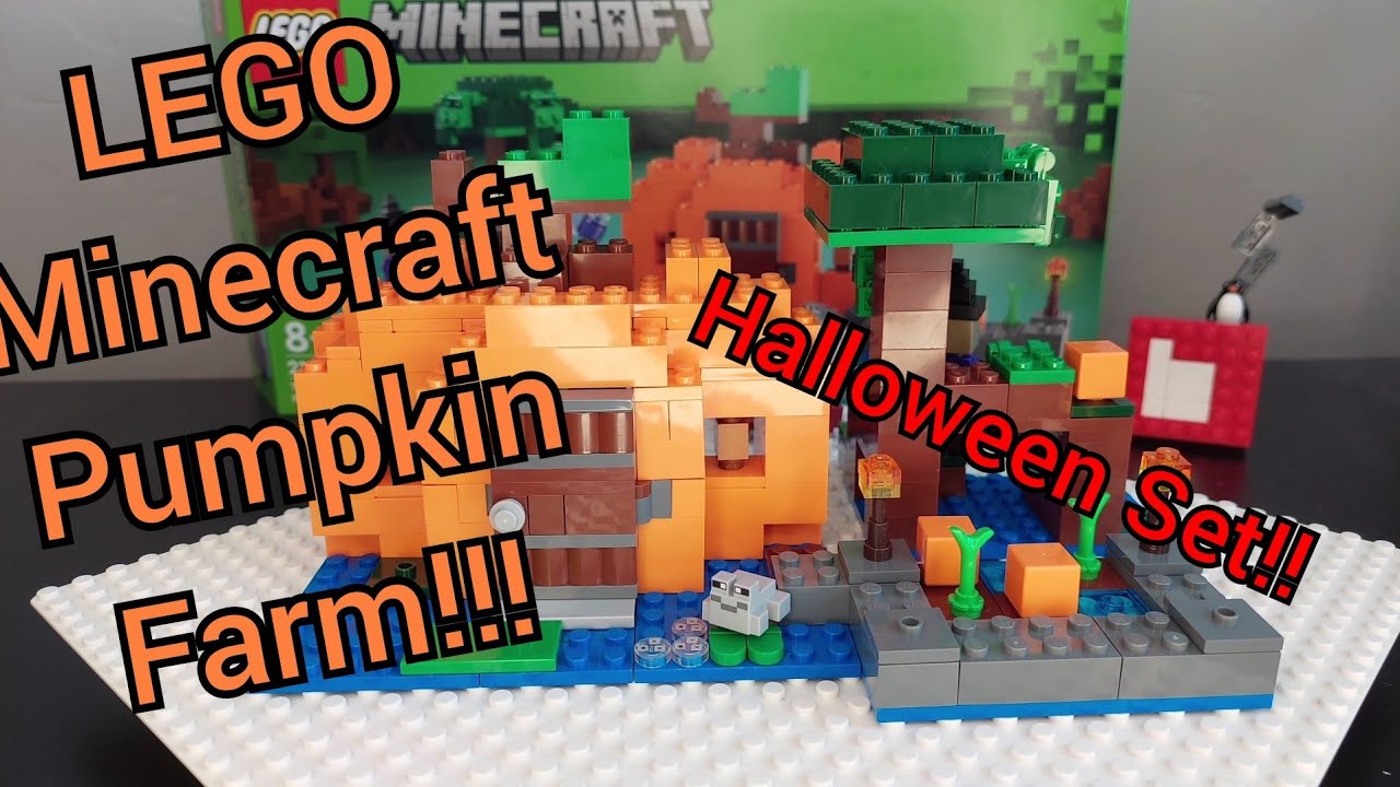 LEGO Minecraft The Pumpkin Farm Review 21248 Warm Frog and Witch ...