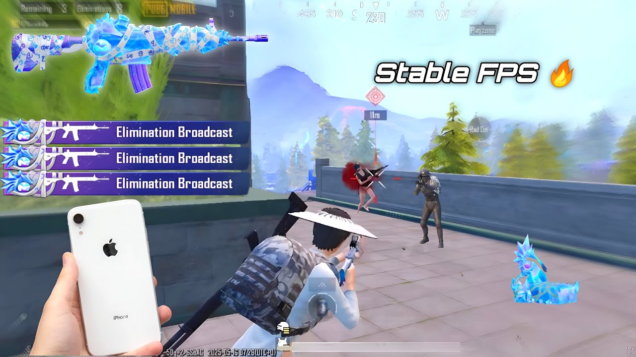 OMG 🔥 Stable 60 FPS on iPhone XR After iOS 18.5 😍/ iPhone XR PUBG Test ...