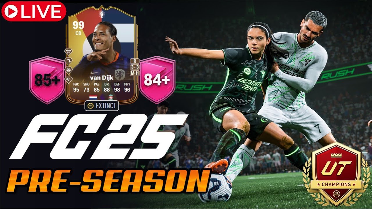 Live EAFC 24 Pre-season! Last Champs of FC24! FC 25 Waiting Room! 99 ...