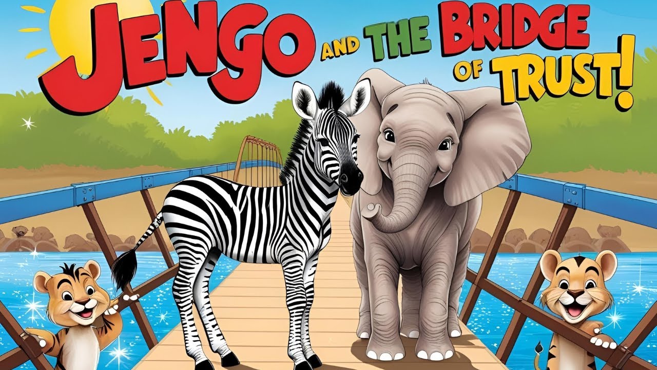 Jengo and the Bridge of Trust | kids bedtime cartoon stories in English ...