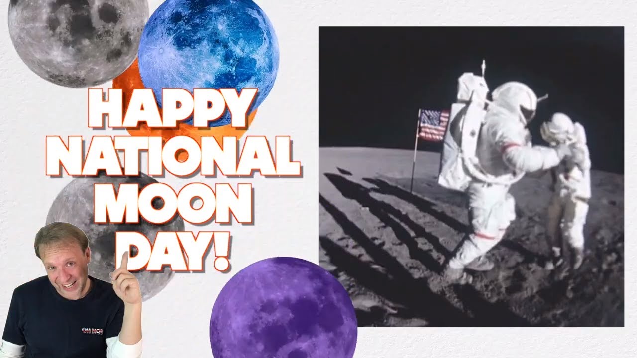 Happy National Moon Day | July 20th | One Giant Leap For Mankind - YouTube
