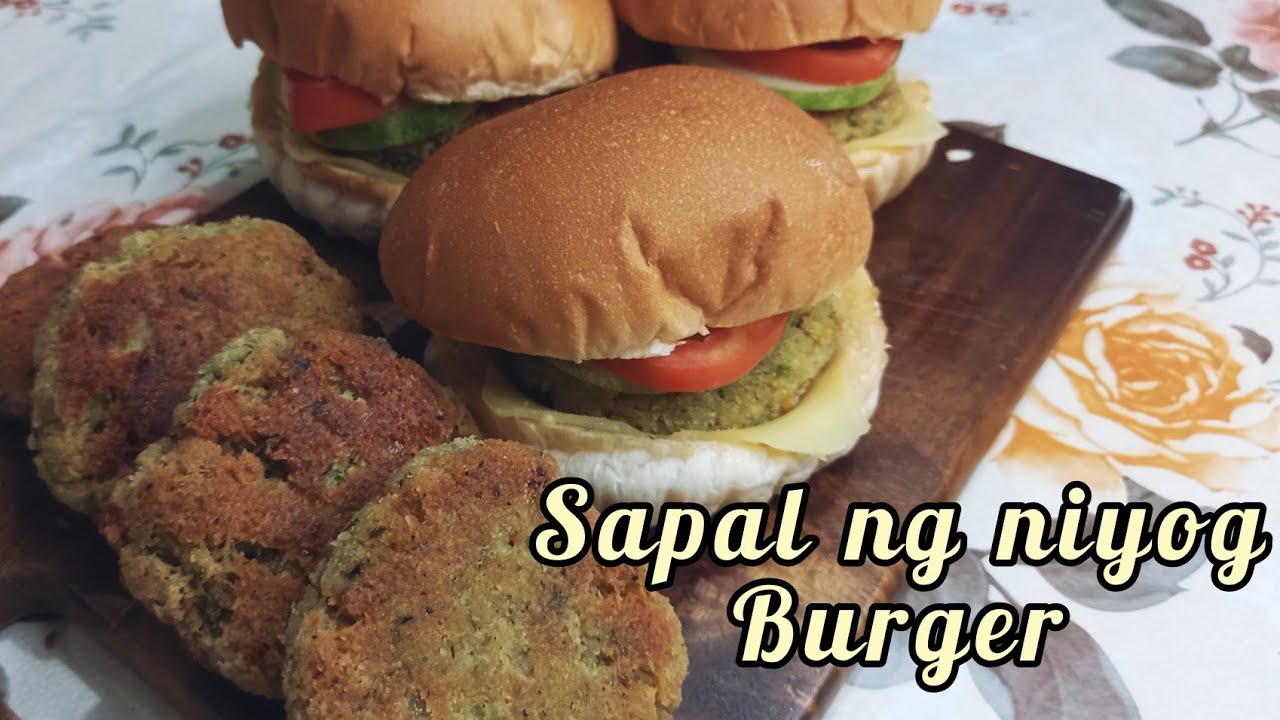 SAPAL NG NIYOG BURGER (EASY RECIPE) - YouTube