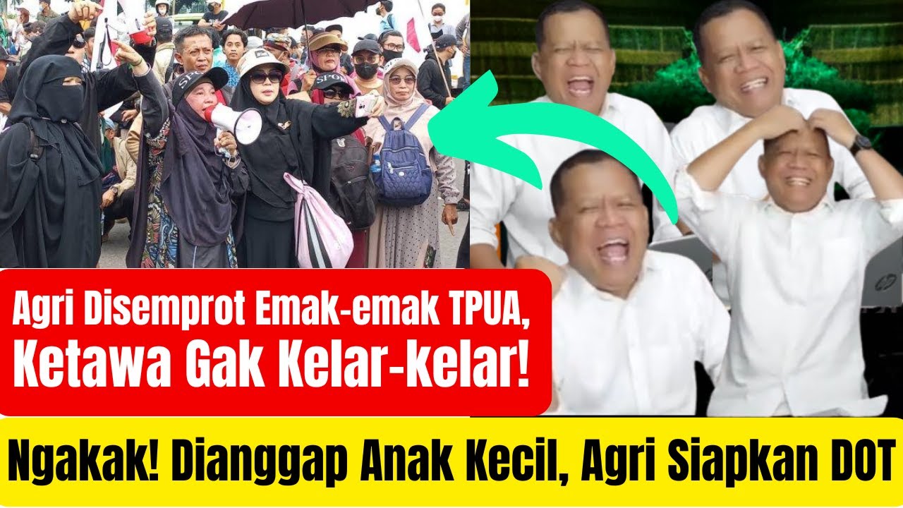 Ngakak! Agri Disemprot Emak-emak TPUA! Mampus, Ketawa Gak Kelar-kelar! || Agri: Wis Ra Urus ...