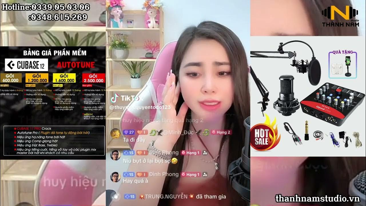 Thành Nam Studio lắp đặt combo live stream giá rẽ tại nhà - YouTube