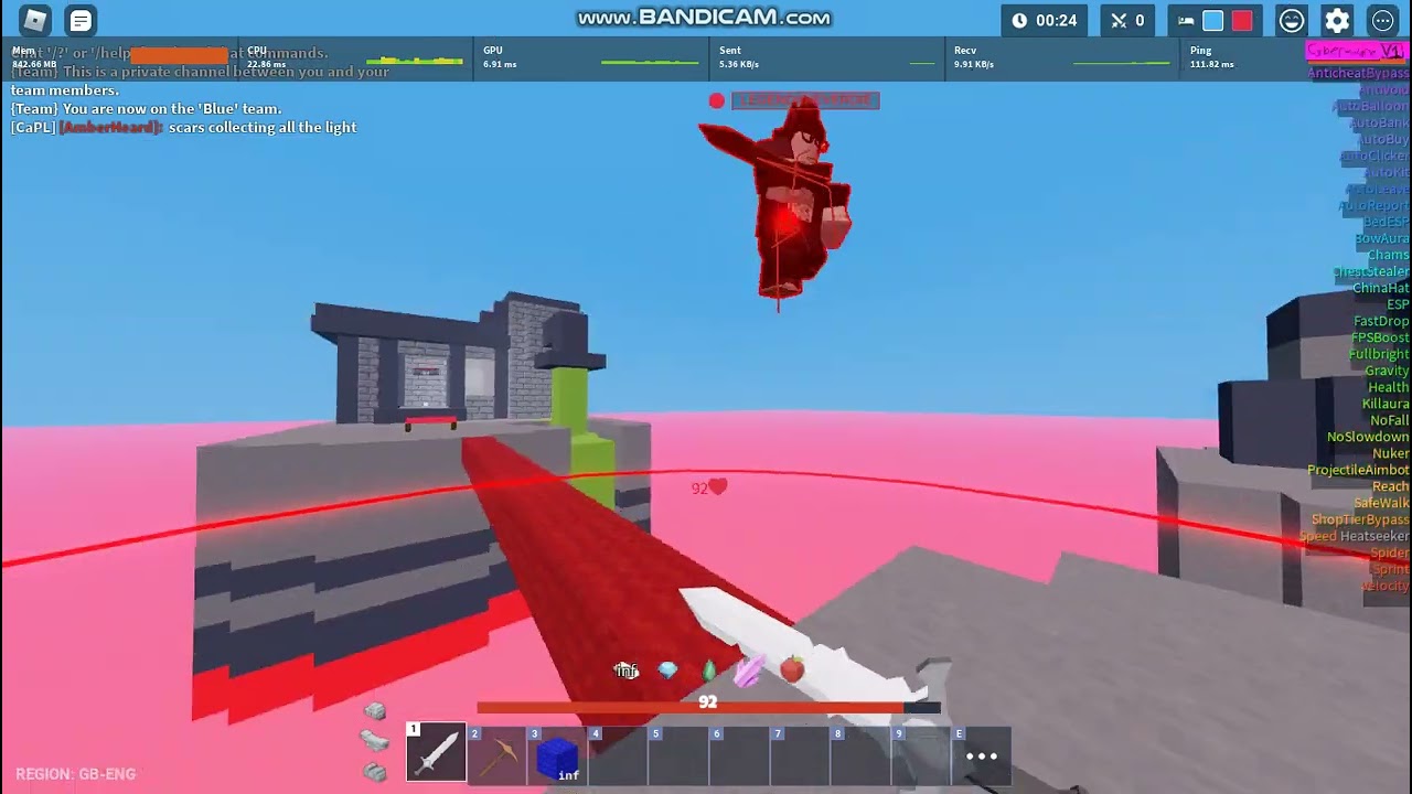 Vape V4 ! Roblox Bedwars OP Config Almost No Lagbacks Under 200 Ping ...