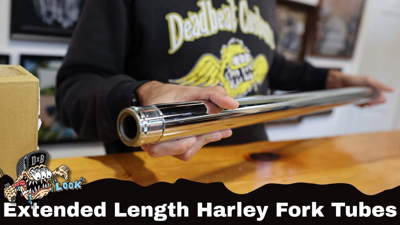 Extended Length Harley Fork Tubes - Overview - YouTube