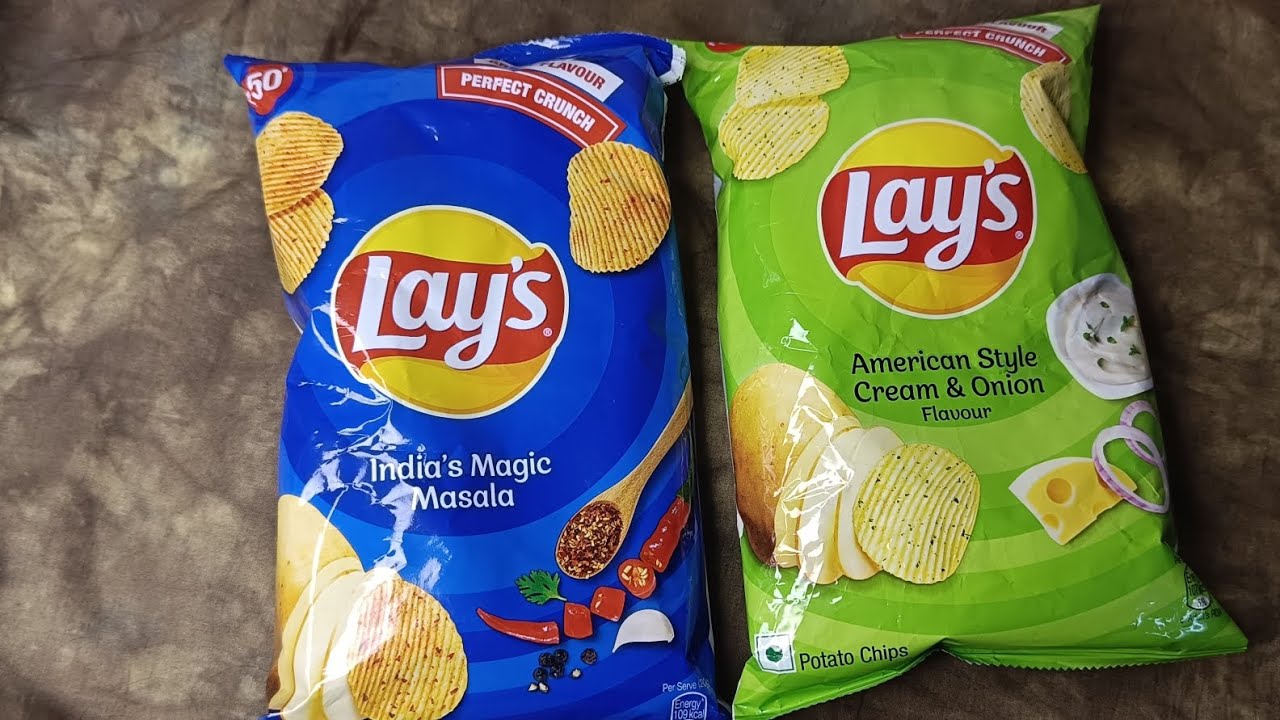 UNBOXING AND ASMR OF LAYS INDIAN MAGIC MASALA AND AMERICAN STYLE CREAM ...