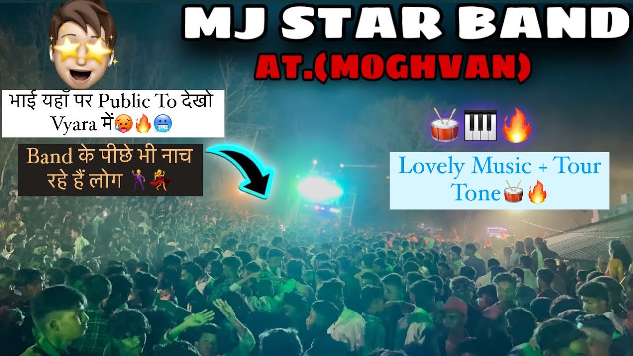 Mj Star Band🔥 || At-MOGHVAN(Vyara) || Date~(21/04/2023) || Lovely Music ...