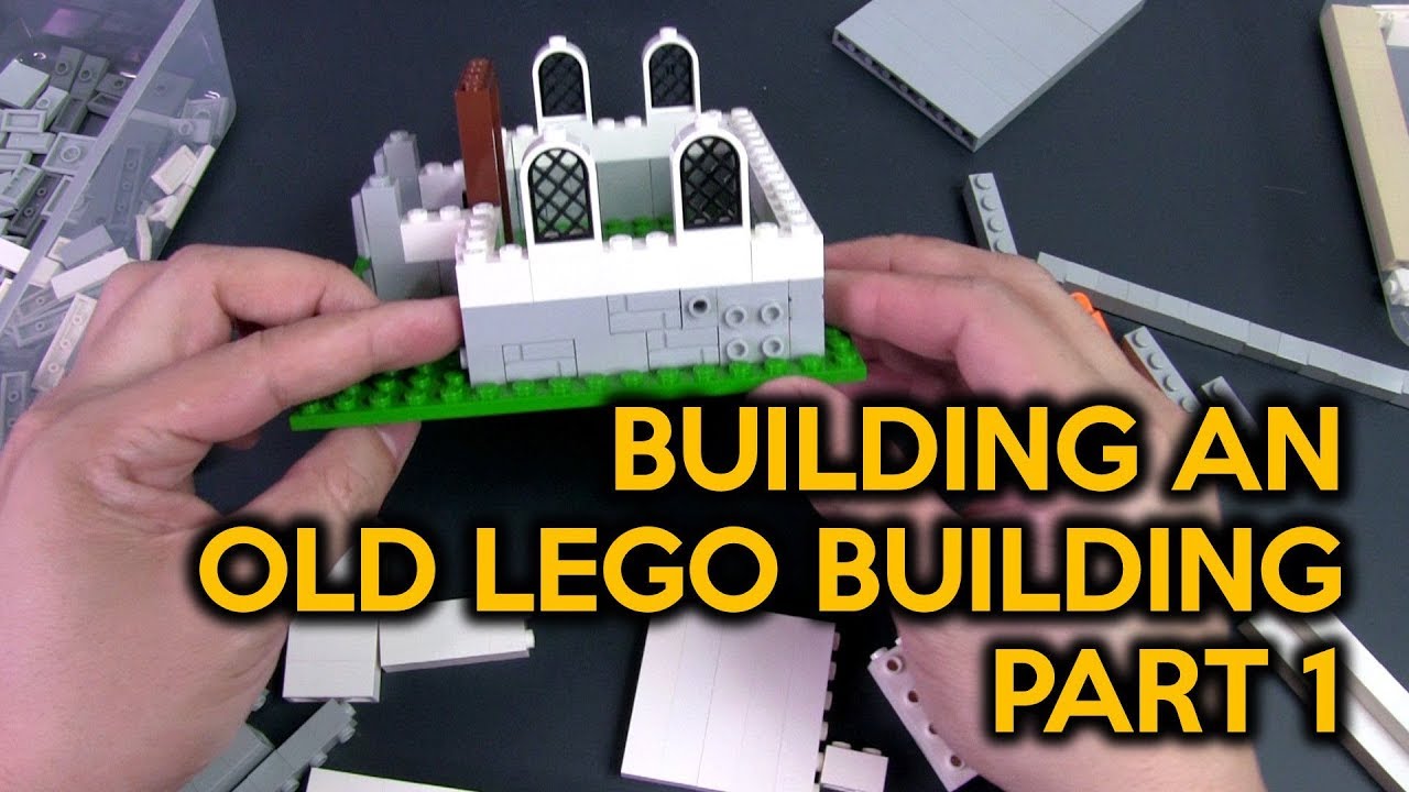 Building an Old LEGO Building from Start to Finish Part 1 - YouTube