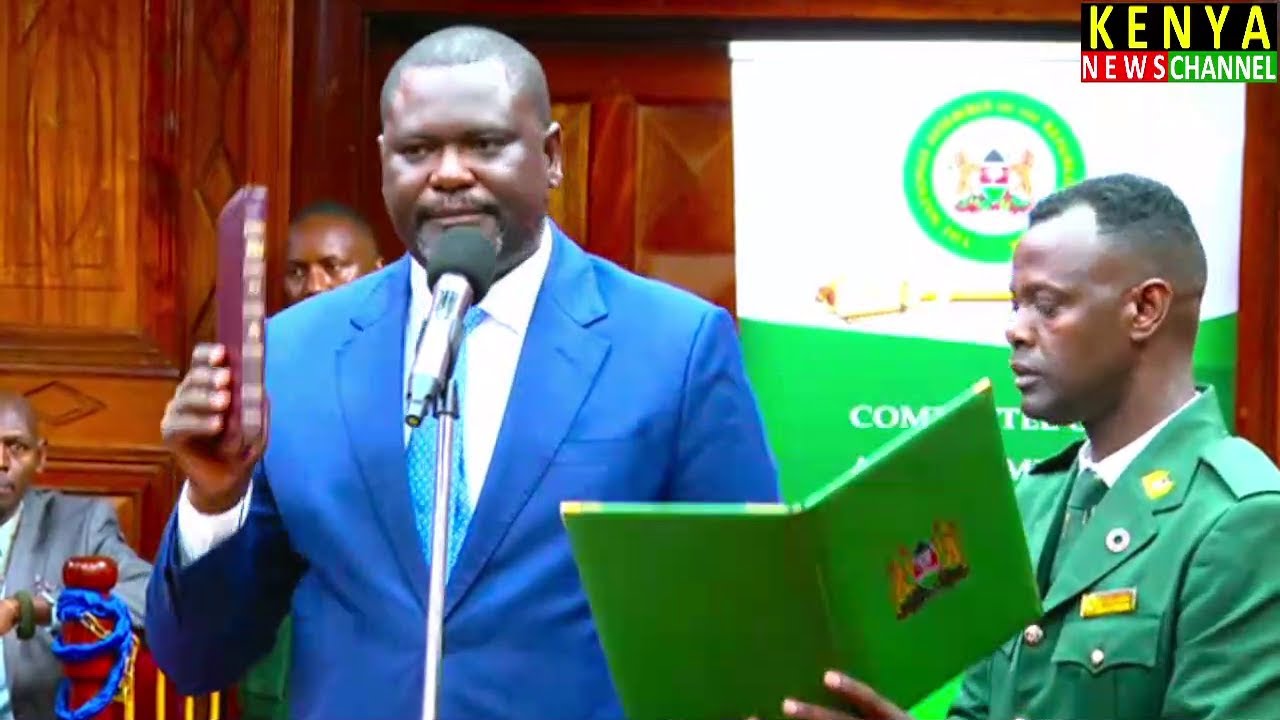 See what happened when Geoffrey Ruku arrived in Parliament for Vetting ...