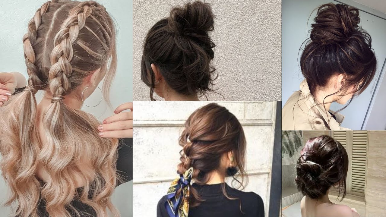 Quick & Easy Best Cute Hairstyle Tutorial Korean styles for girls - YouTube