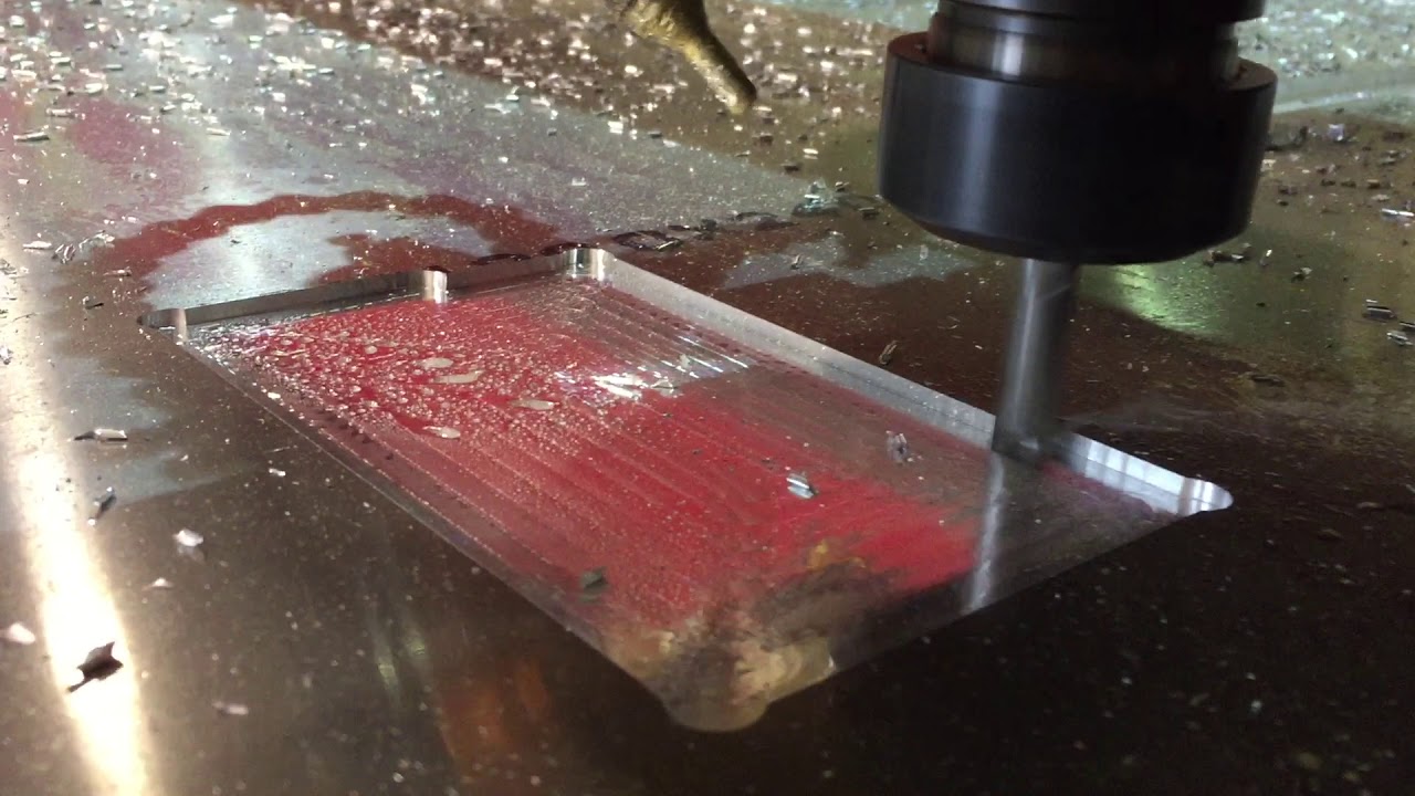 HIGH SPEED Cutting Aluminium with CNC Router - YouTube