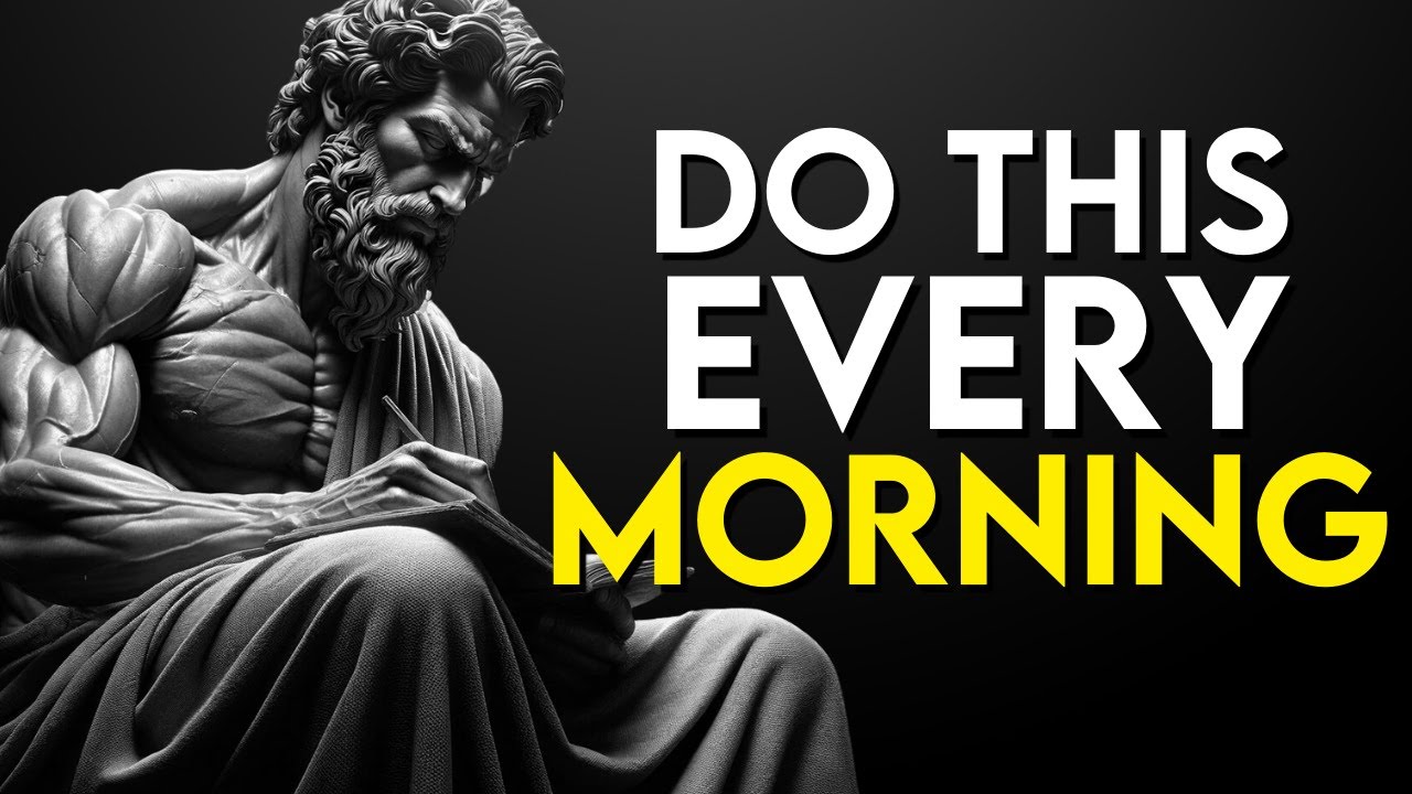 10 Stoic ROUTINES You SHOULD Do Every MORNING | Stoicism - YouTube
