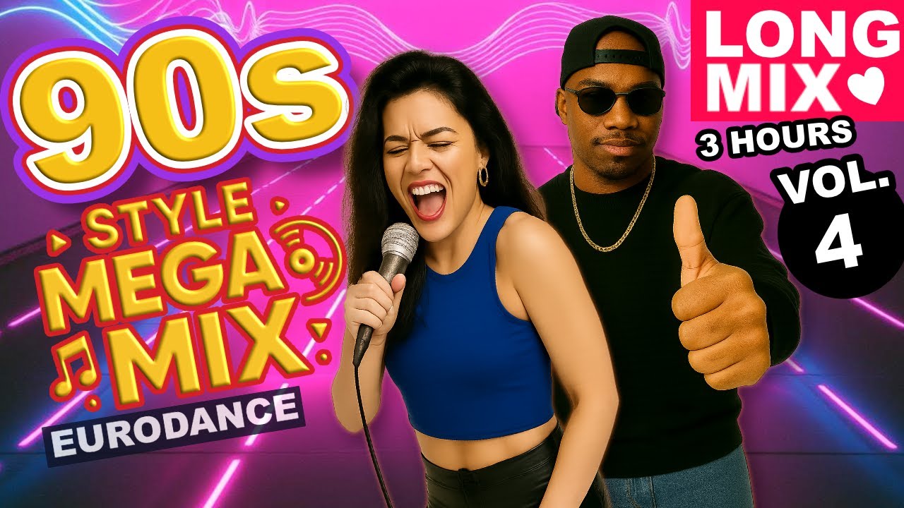 🔥 90s Eurodance Party Mega Mix Vol.4 | 3h Nonstop Dancefloor Songs ...