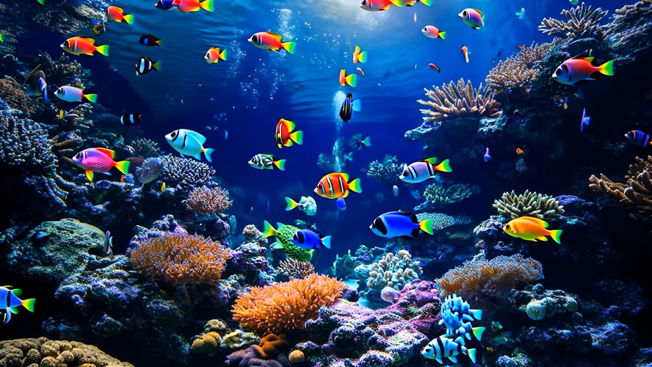 Oceanic Bliss: Coral Reef Underwater Sounds, ASMR Ambience for Deep ...