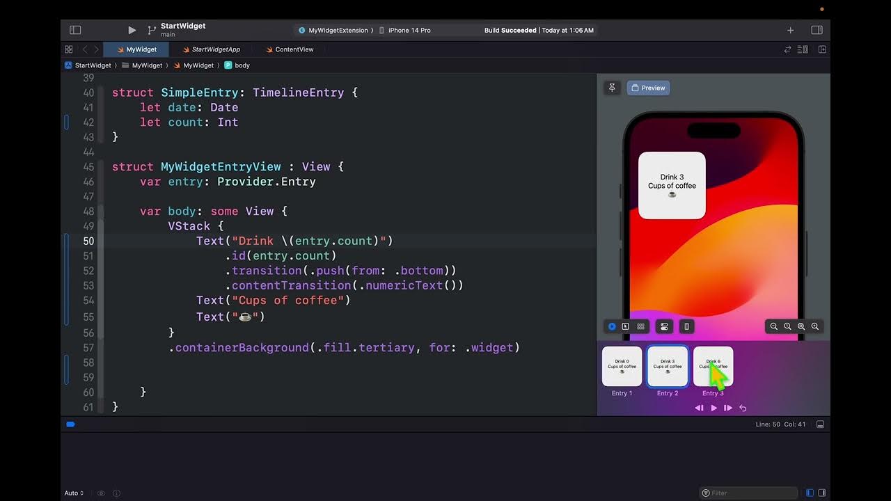 WWDC23 따라가기 #11 WidgetKit 애니메이션 - YouTube