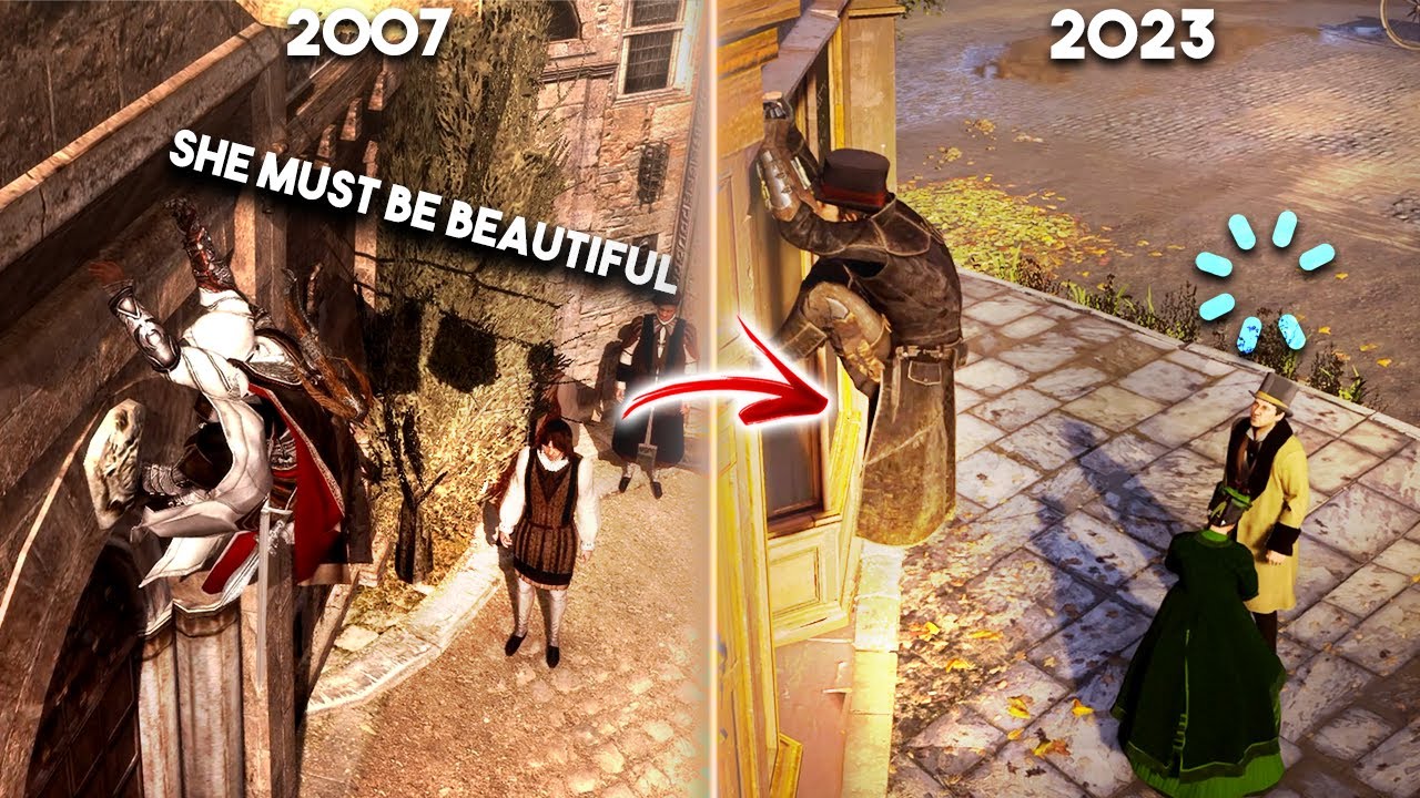 How NPCs React to Climbing in Every Assassin's Creed Game || Stunt ...