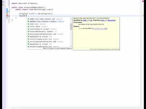 ArrayLists - YouTube